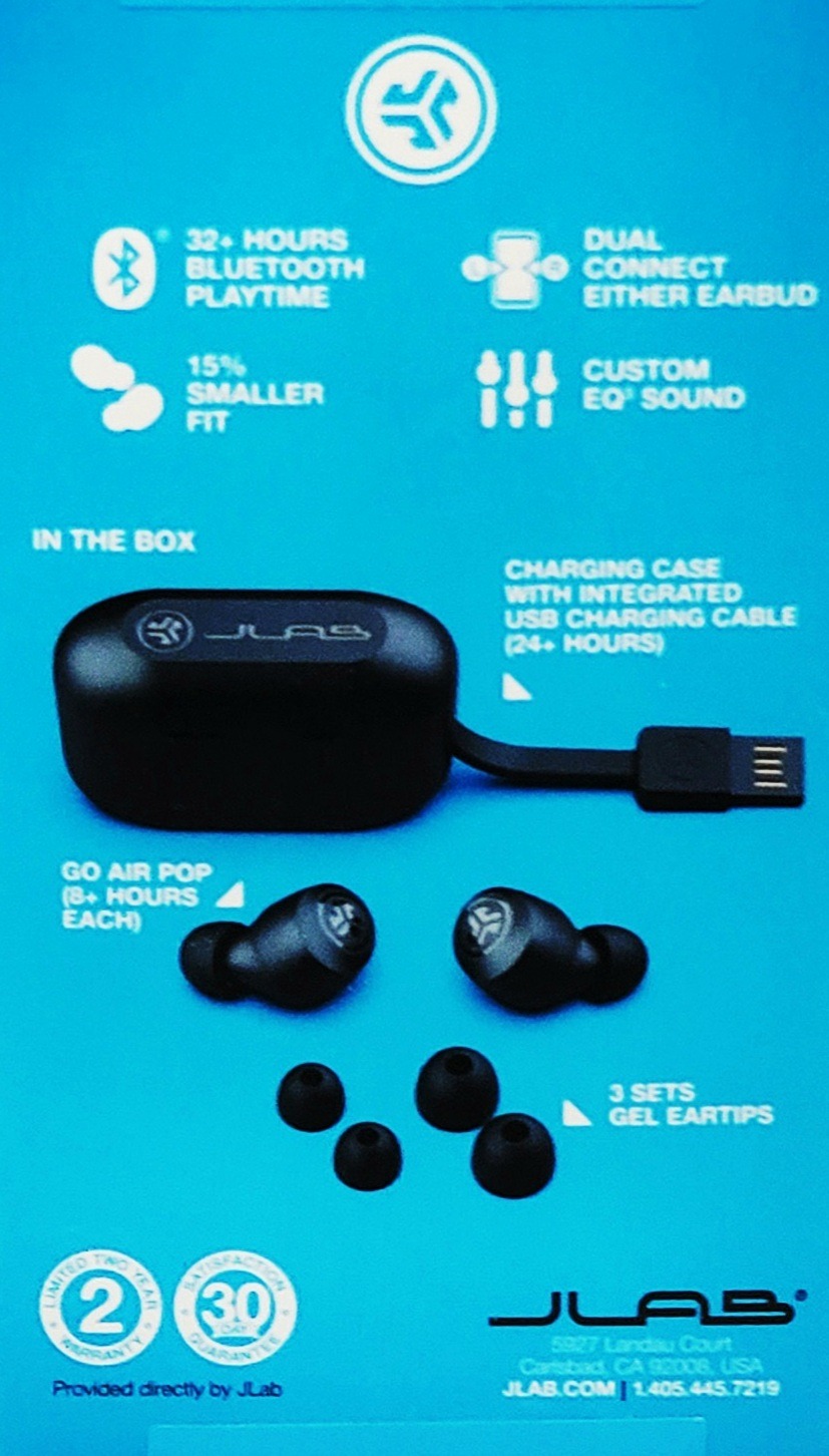 JLab Go Air Pop Earbuds